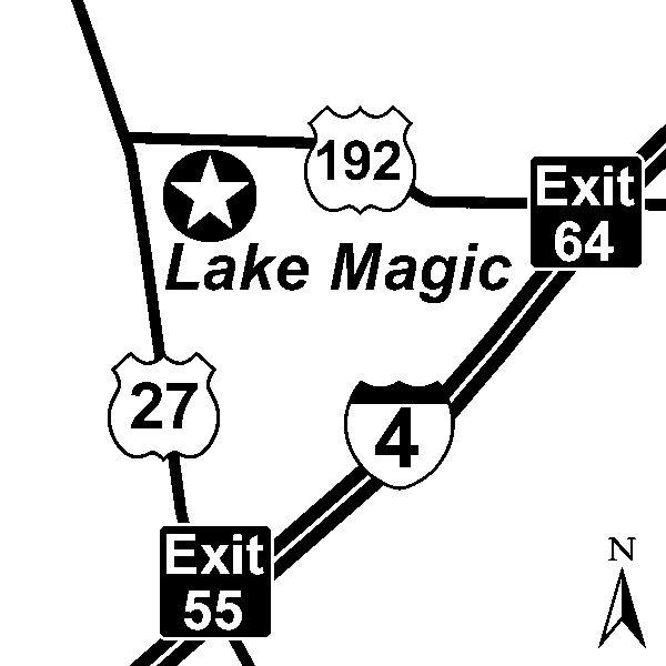 Lake Magic Rv Resort Map