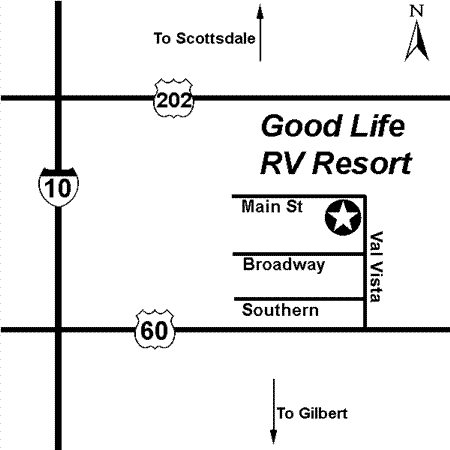 Good Life RV Resort - Passport America Camping & RV Club