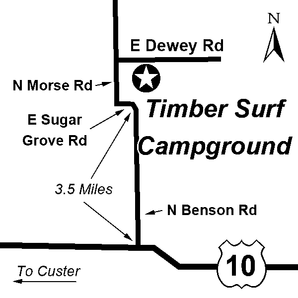 Timber Surf Campground - Passport America Camping & RV Club
