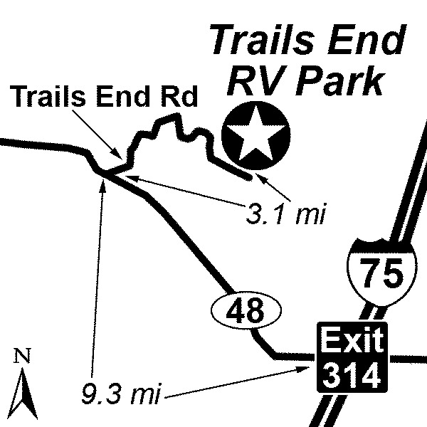 Trails End RV Park - Passport America Camping & RV Club